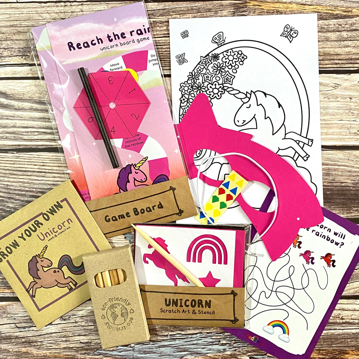 Unicorn Activity Pack | Red Beau